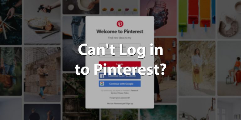 Can't Log in to Pinterest? (Pinterest Login Problems) - Seattle Web ...