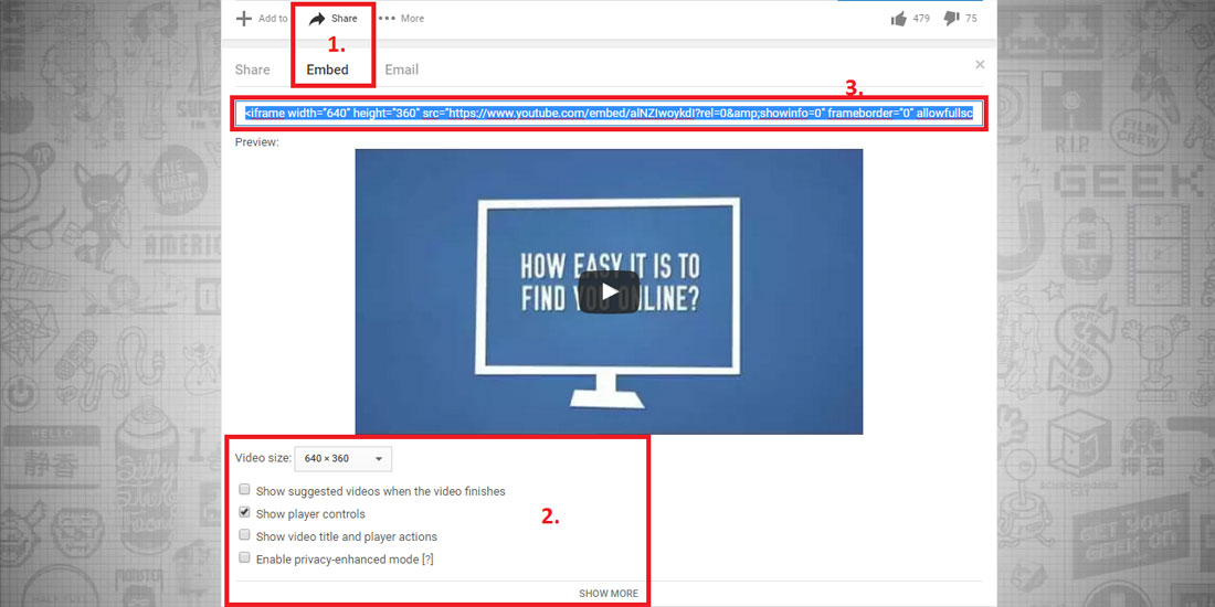 HowTo Embed YouTube Video On Your Website
